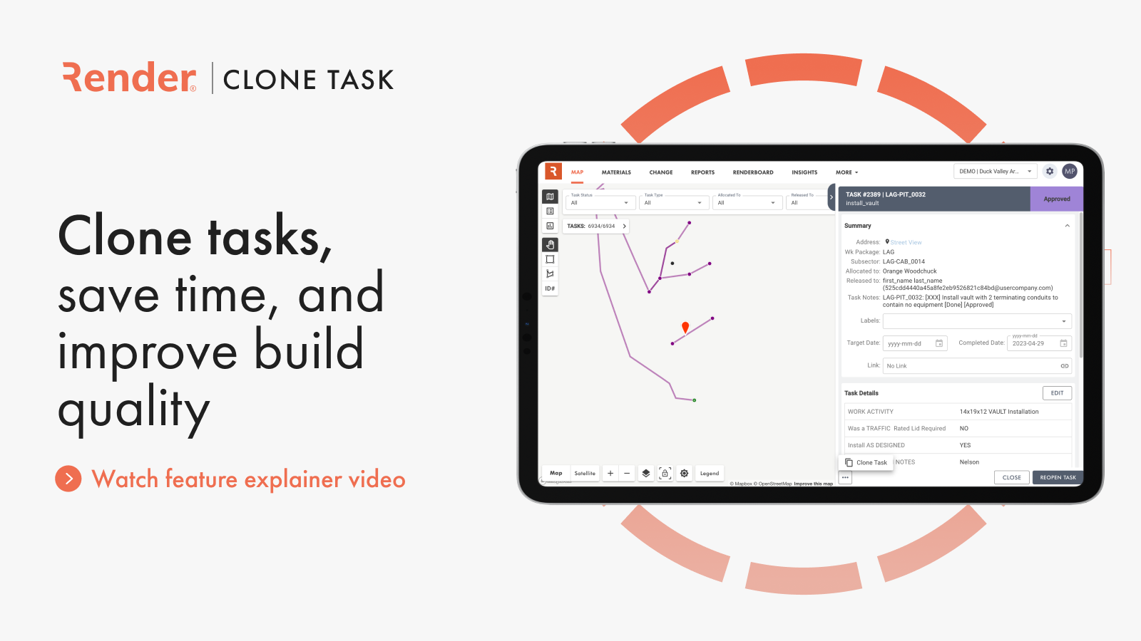Clone tasks, save time, and improve build quality